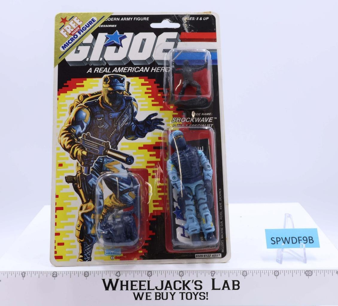 Shockwave GI Joe ARAH 1987 Hasbro Vintage Action Figure NEW MOSC SEALED ...