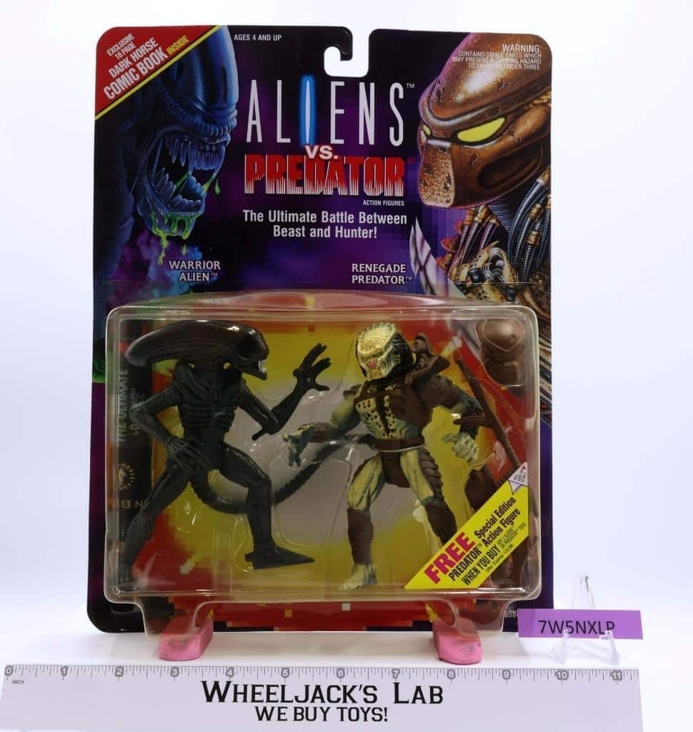 Renegade Predator vs Warrior Alien 1993 Aliens Kenner Action Figure Set ...