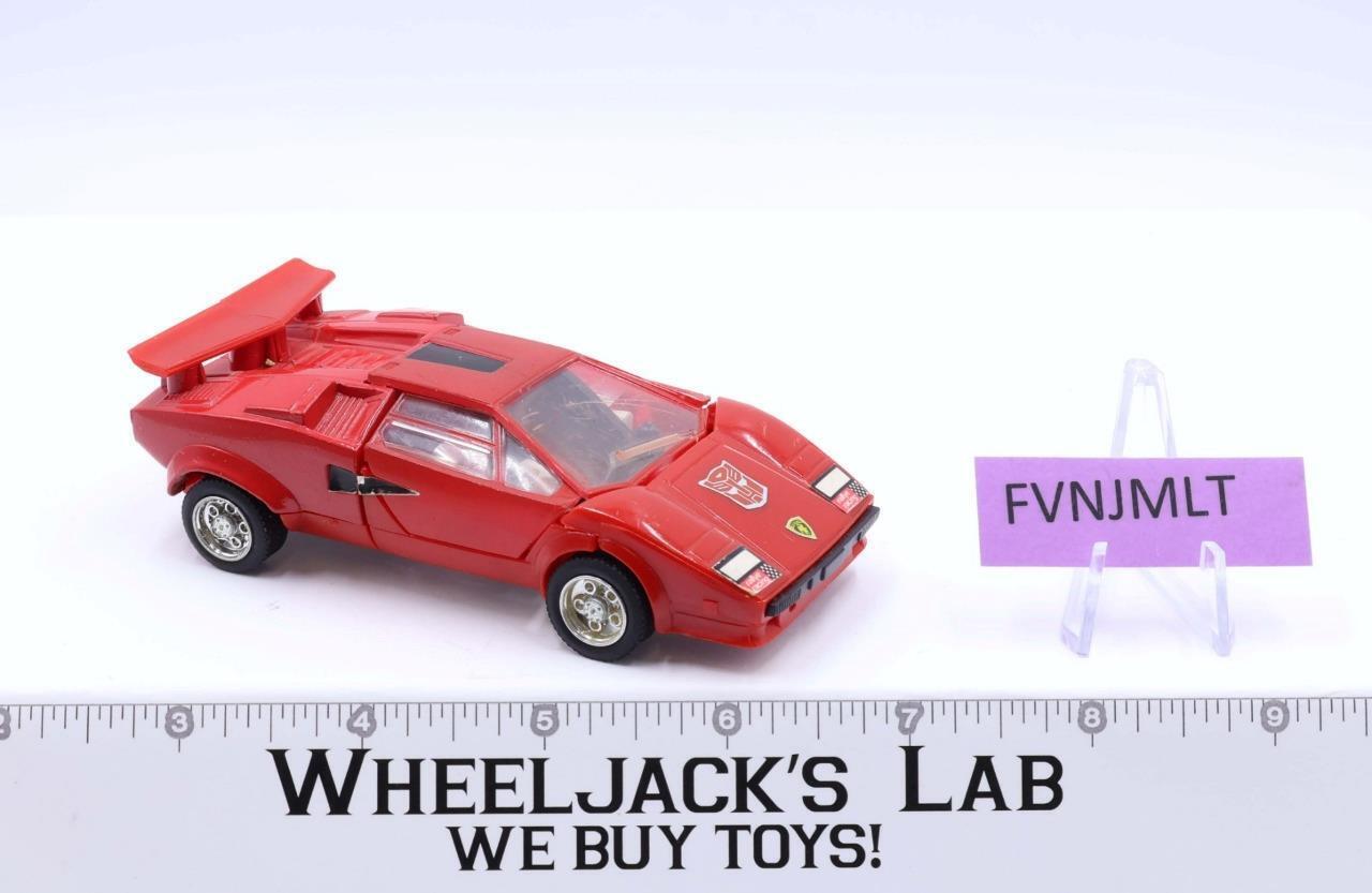Sideswipe Lamborghini 1984 G1 Transformers Vintage Hasbro Action Figure ...