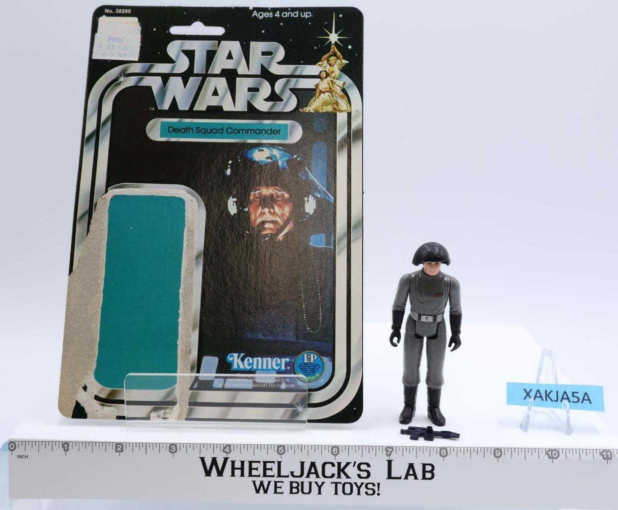 Death Squad Commander 100% Complete 12 Back-B Star Wars 1977 Kenner NO ...