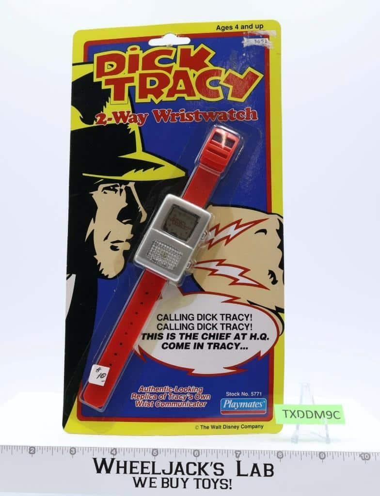 Dick Tracy 2-Way Wrist Watch Disney 1990 Playmates NEW MOSC - Wheeljack ...