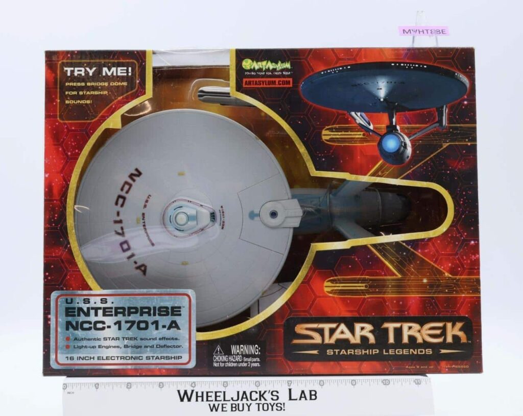 USS Enterprise NCC-1701-A 16" Starship Star Trek 2003 Art Asylum Toys ...
