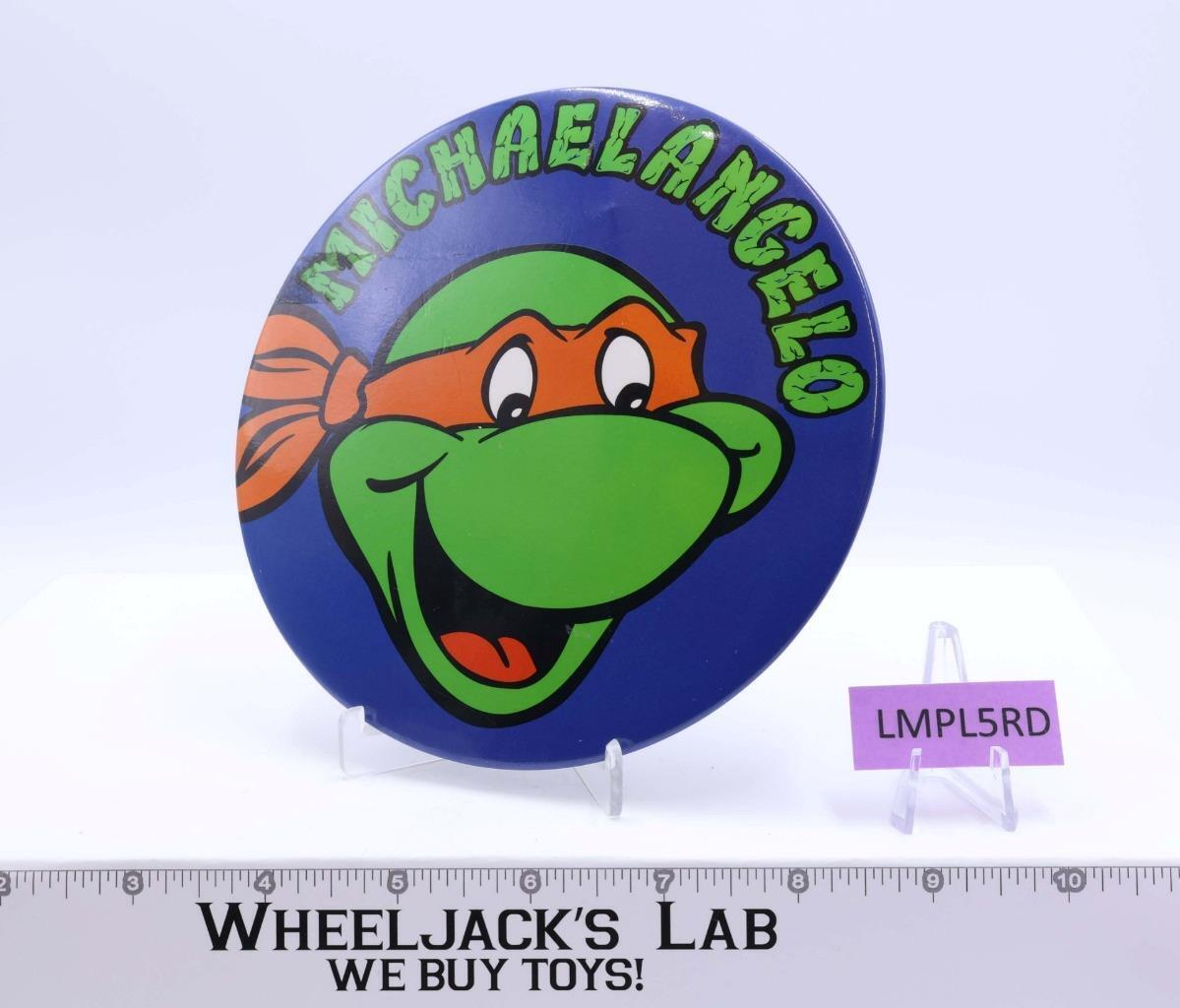 Michaelangelo Teenage Mutant Ninja Turtles 6in Pinback Badge 1990 ...