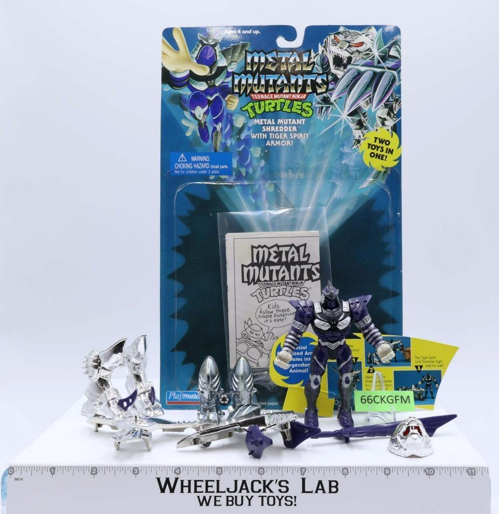 Metal Mutants Shredder 100% Complete TMNT 1995 Playmates Action Figure ...