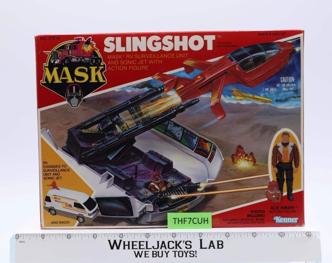 Slingshot Ace Riker SEALED NEW 1986 MASK M.A.S.K. Kenner Action Figure ...