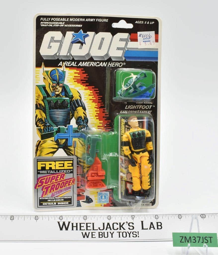 Lightfoot GI Joe ARAH 1987 Hasbro Vintage Action Figure NEW MOSC SEALED ...