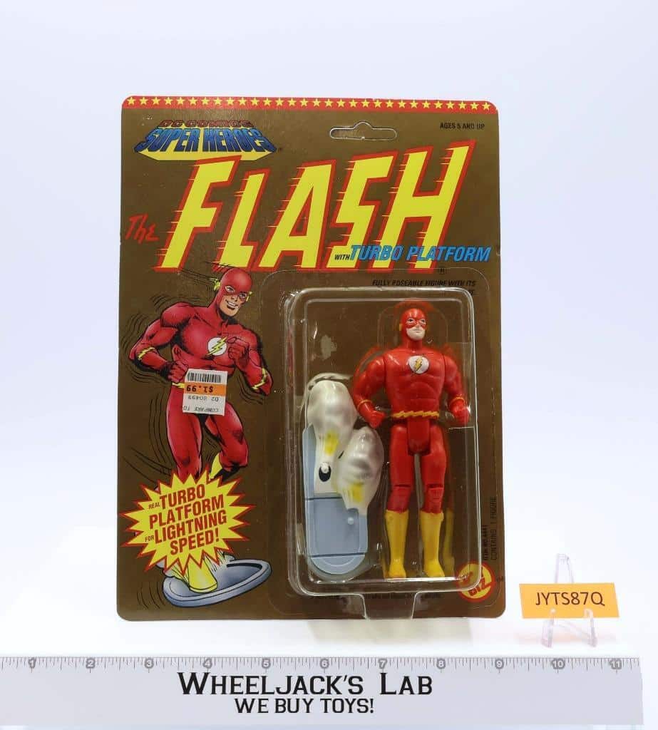 The Flash DC Comic Super Heroes Toy Biz 1991 NEW MOSC Vintage Action ...