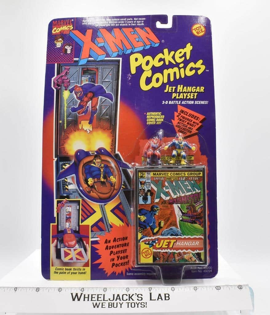Pocket Comics Jet Hanger Playset X-Men Marvel Comics 1994 Toybiz MOSC ...