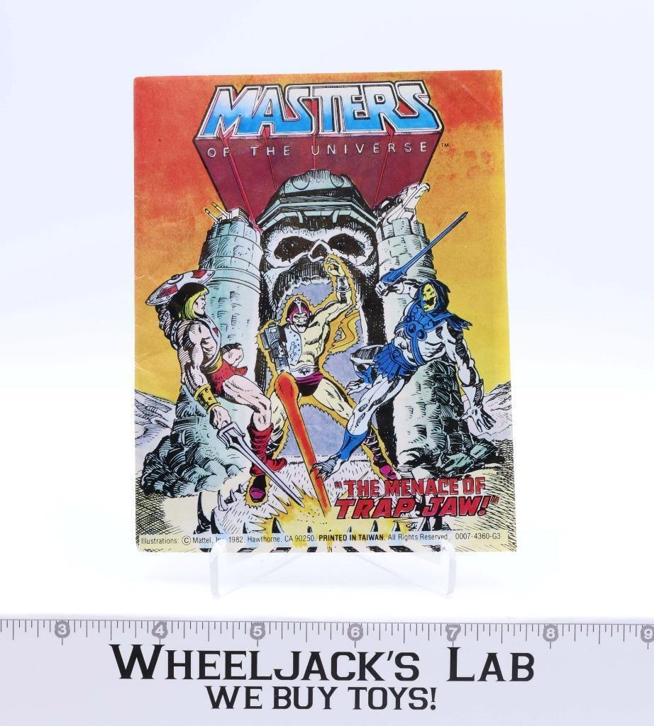 The Menace of Trap Jaw ! Mini Comic Book MOTU Masters of the Universe ...
