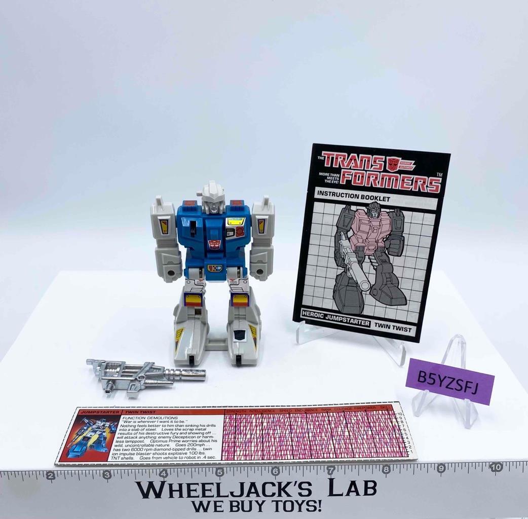 Twin Twist 100% Complete Autobot Jumpstarters 1985 Hasbro G1 ...