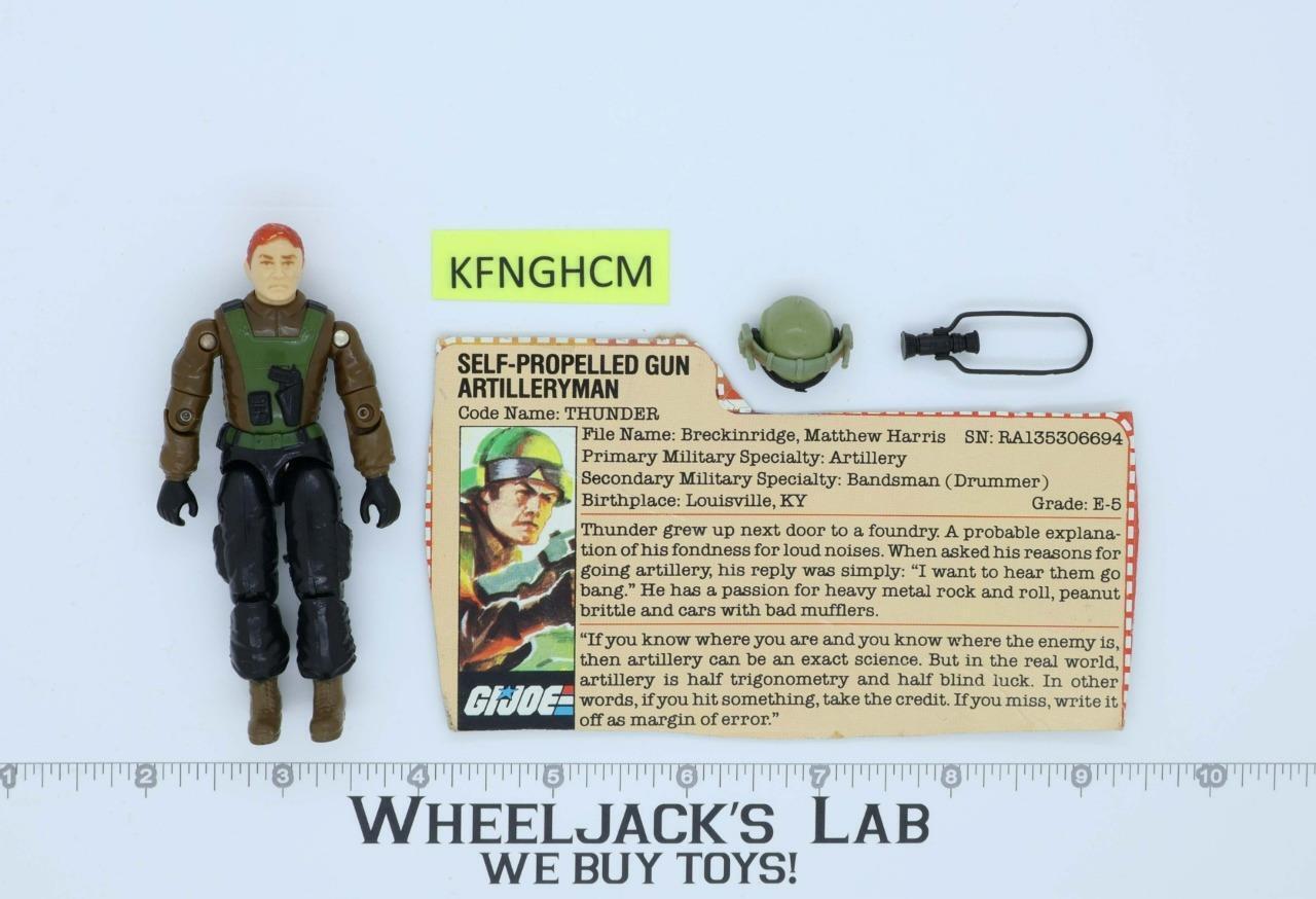 Thunder V1 100% Complete G.I. Joe 1984 Hasbro Vintage Action Figure ...