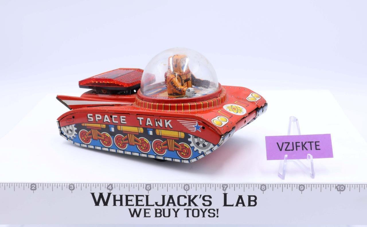 Space Tank Tin Friction Powered 1960's Japan - Wheeljack's Lab