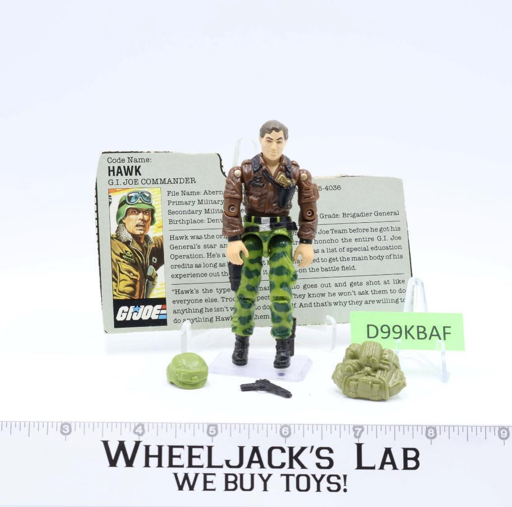 Hawk V2 100% Complete G.I. Joe 1986 Hasbro Vintage Action Figure ...