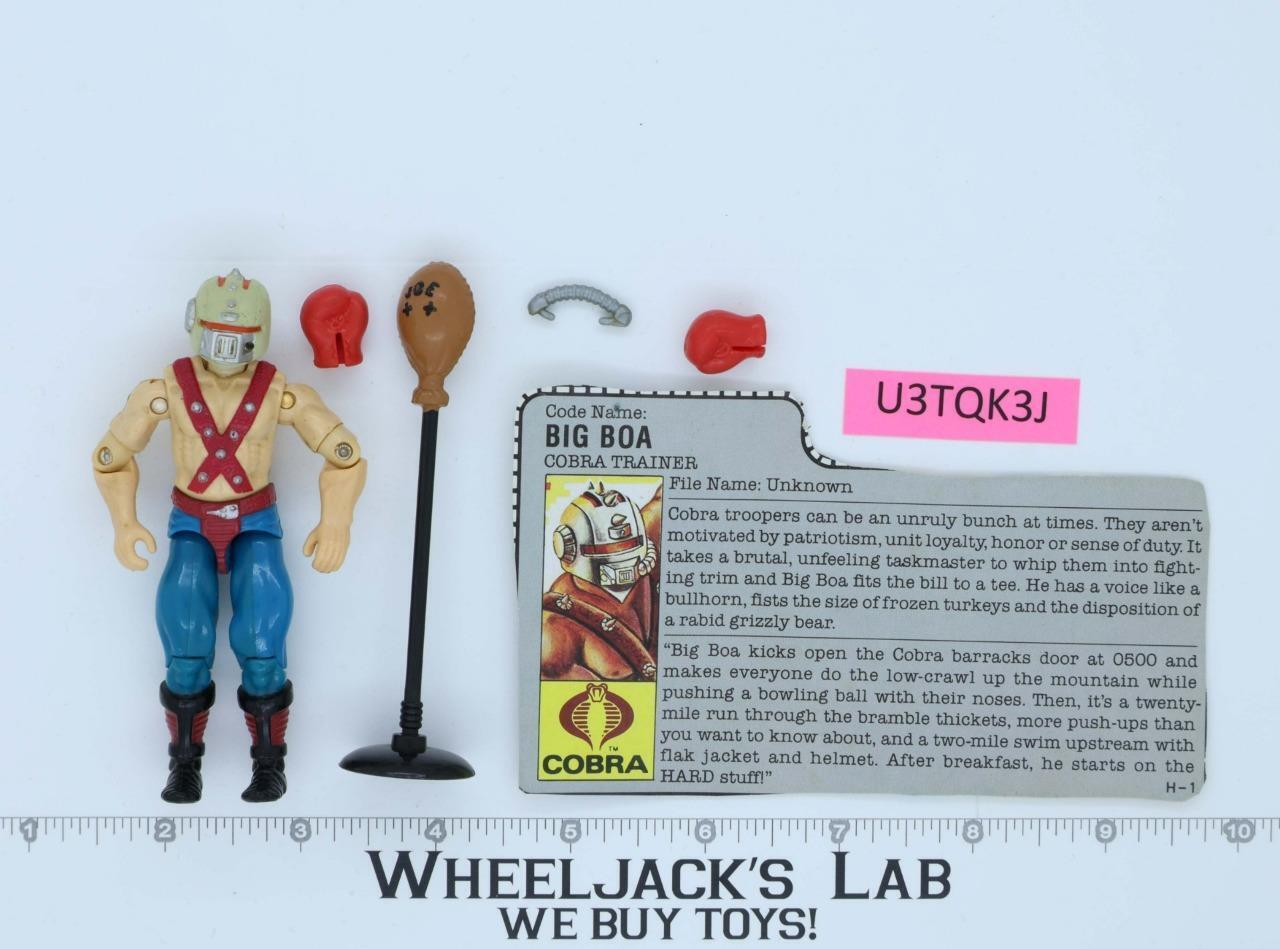 Big Boa V1 100% Complete G.I. Joe 1987 Hasbro Vintage Action Figure ...