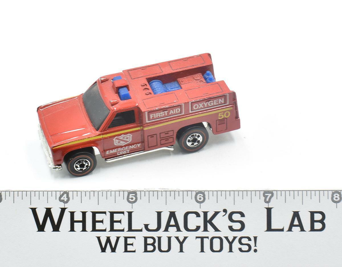 Emergency Unit Red 1974 Redline Hot Wheels Mattel Vintage RL ...
