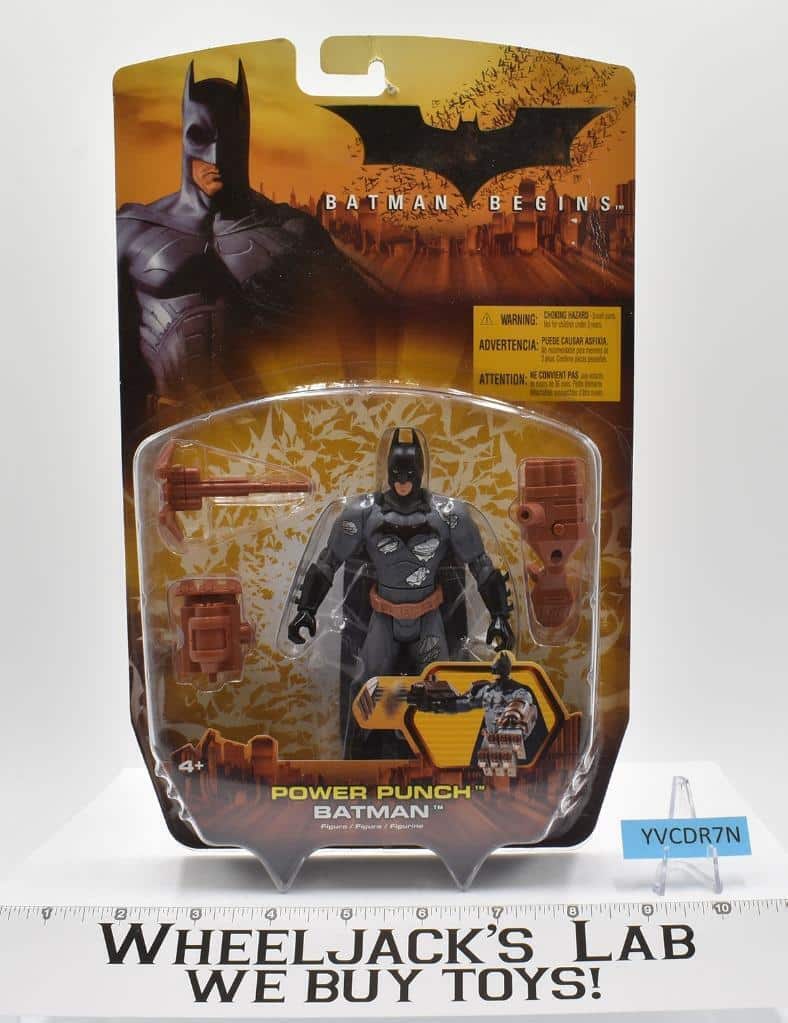 Power Punch Batman Batman Begins NEW MOSC 2005 Mattel Action Figure ...