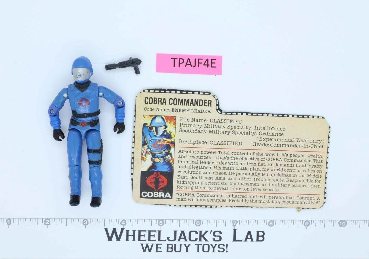 Cobra Commander V1.5 100% Complete 1983 G.I. Joe Hasbro Vintage Action ...