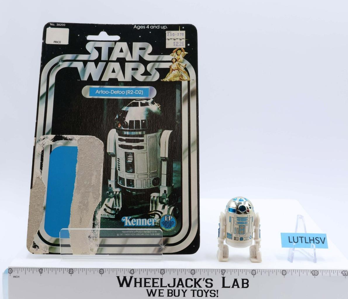 R2-D2 100% Complete 12 Back-A Star Wars 1977 Kenner Action Figure NO ...