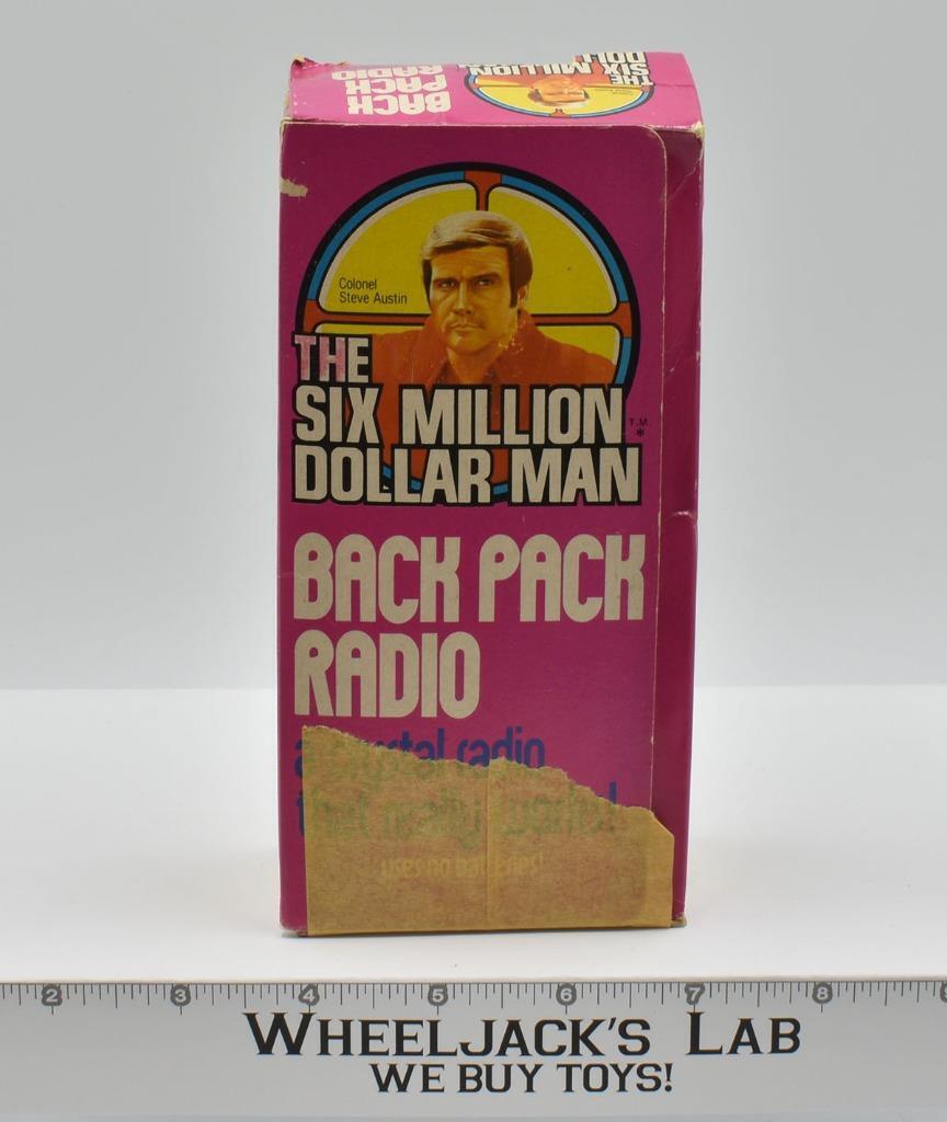 Back Pack Radio Crystal Radio W/Helmet & Box Six Million Dollar Man ...