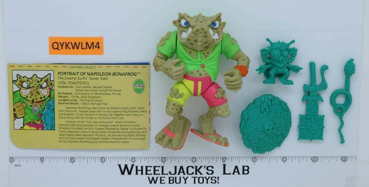 Napoleon Bonafrog Complete Teenage Mutant Ninja Turtles TMNT 1990 ...