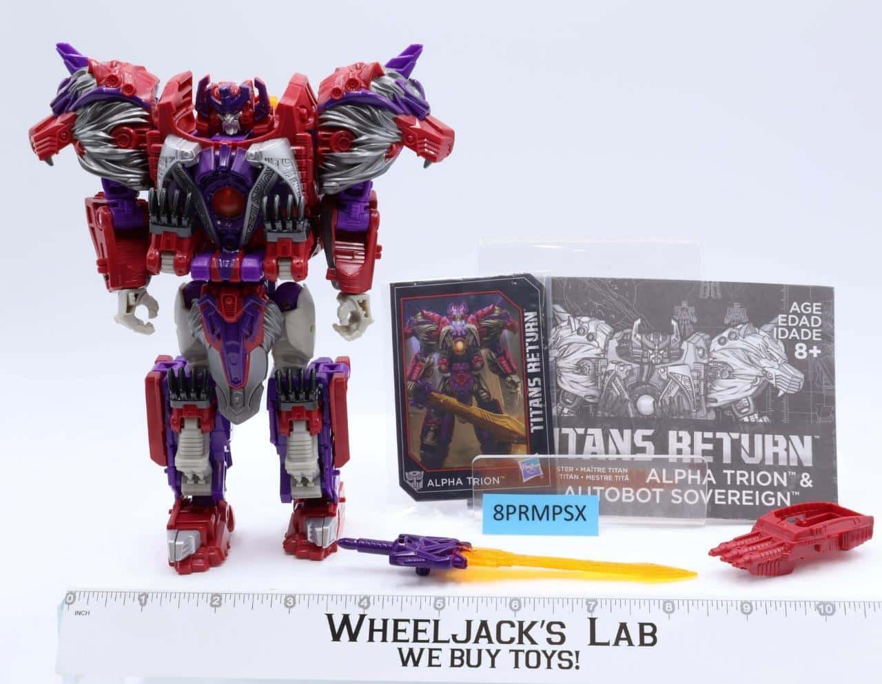 Alpha Trion 100% Complete Voyager Transformers Titans Return 2015 ...