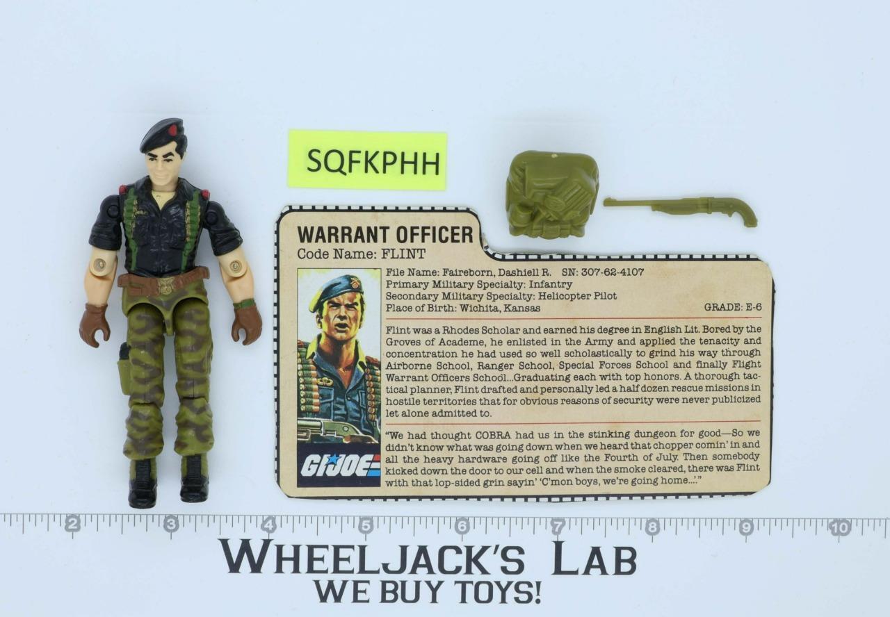 Flint V1 100% Complete 1985 G.I. Joe Hasbro Vintage Action Figure ...