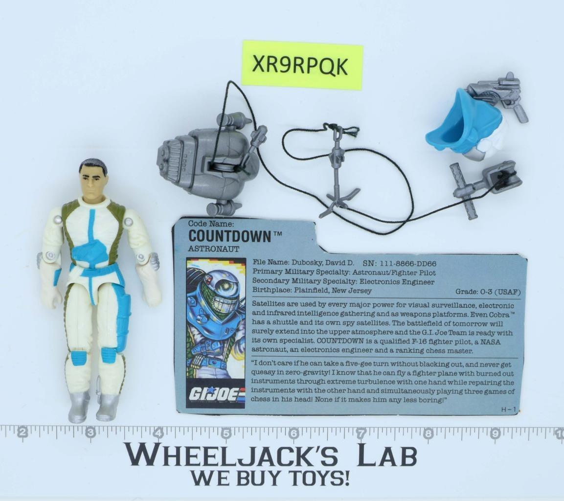Countdown V1 100% Complete 1989 G.I. Joe Hasbro Vintage Action Figure ...