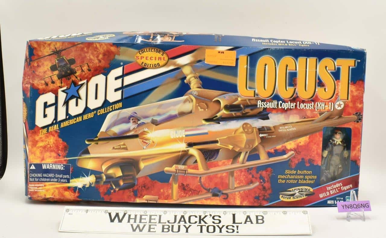 LOCUT Assault Copter XH-1 GI Joe Collector's Edition 2000 Hasbro NEW ...