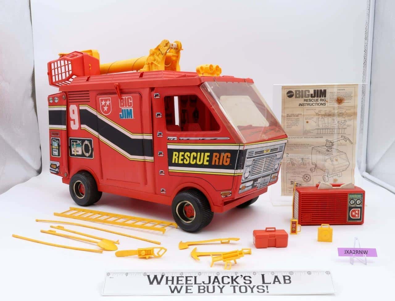 Rescue Rig Emergency Vehicle Big Jim 1971 Mattel Vintage Action Figure ...