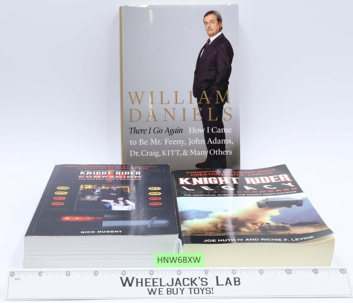 Lot of 3 Knight Rider Books Companion Guide William Daniels - Wheeljack ...