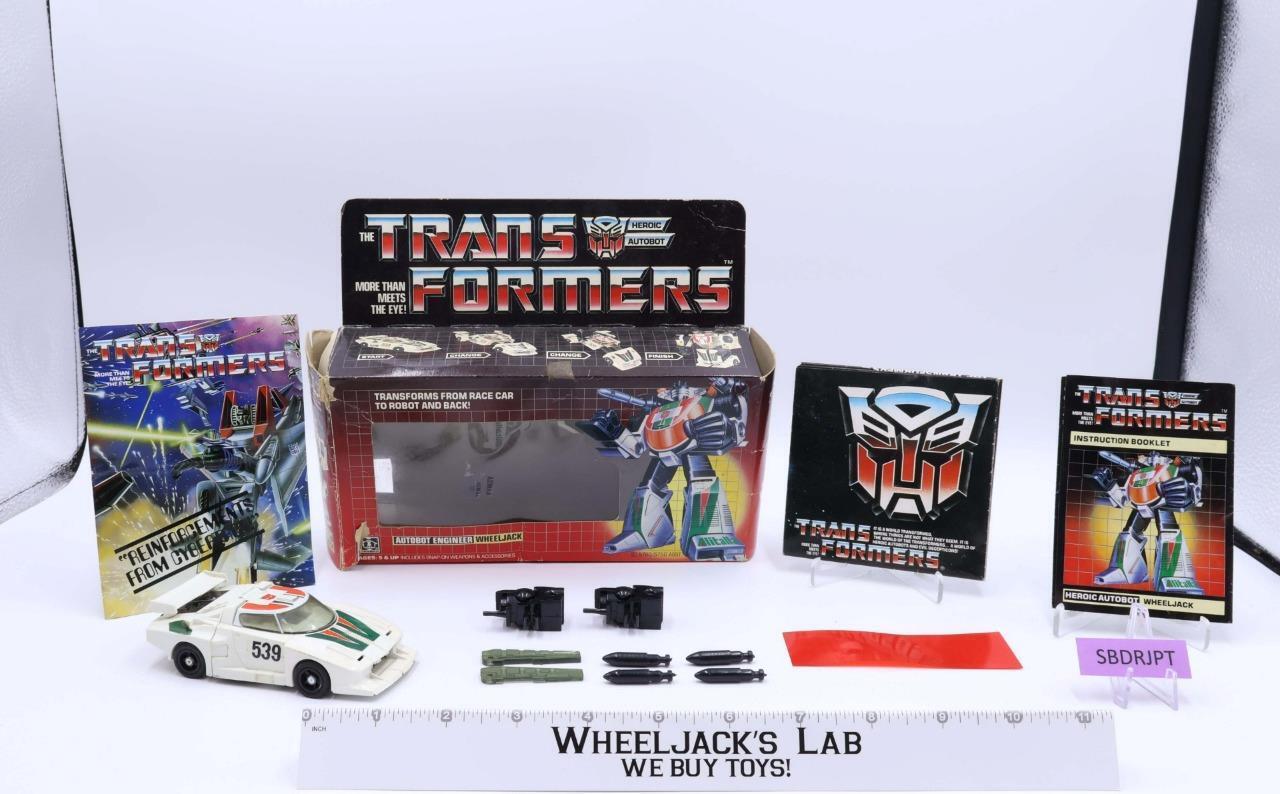 Wheeljack 100% Complete W/Box 1984 Vintage Hasbro G1 Transformers ...