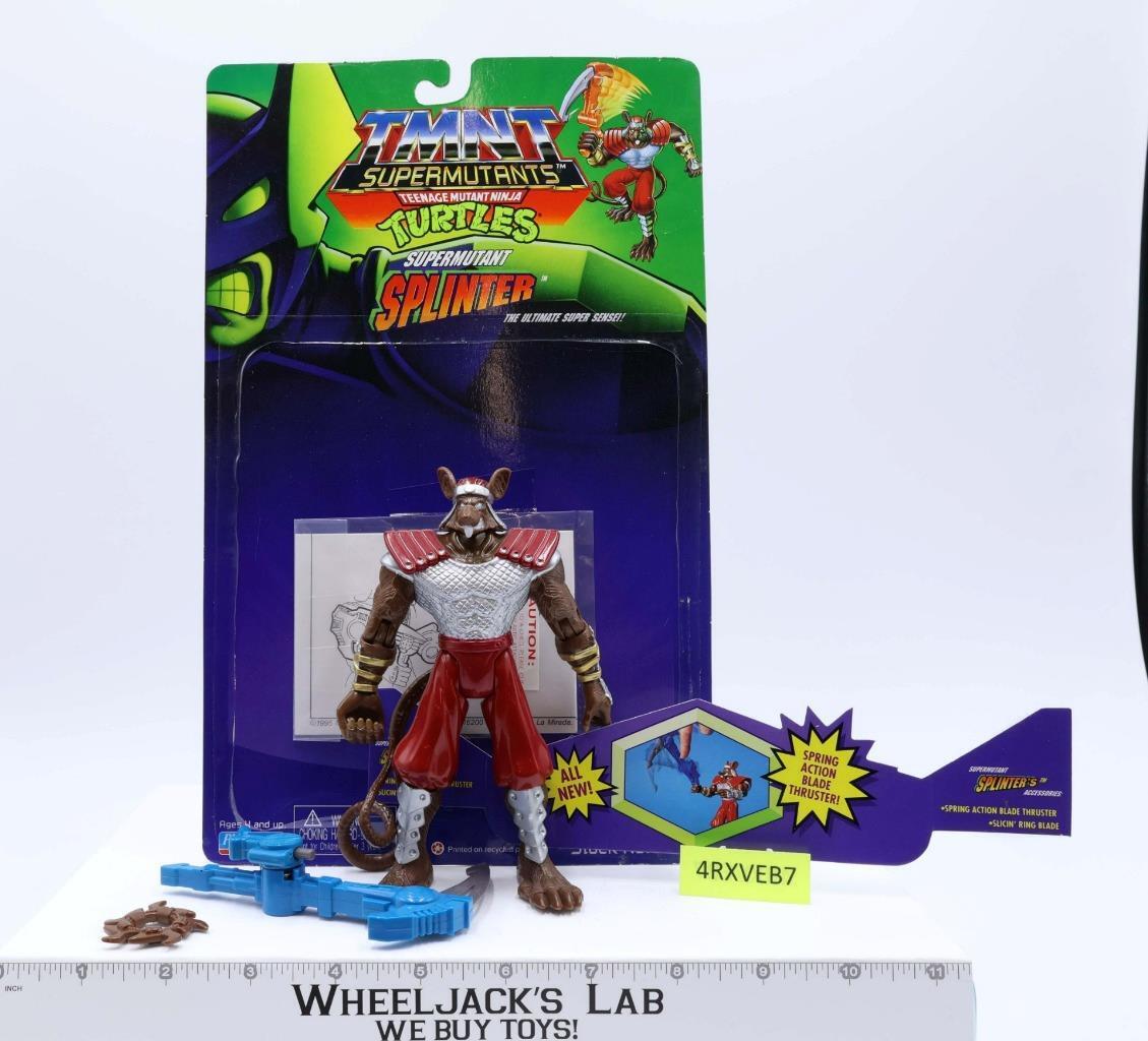 Supermutant Splinter 100% Complete W/Card TMNT 1994 Playmates Action ...