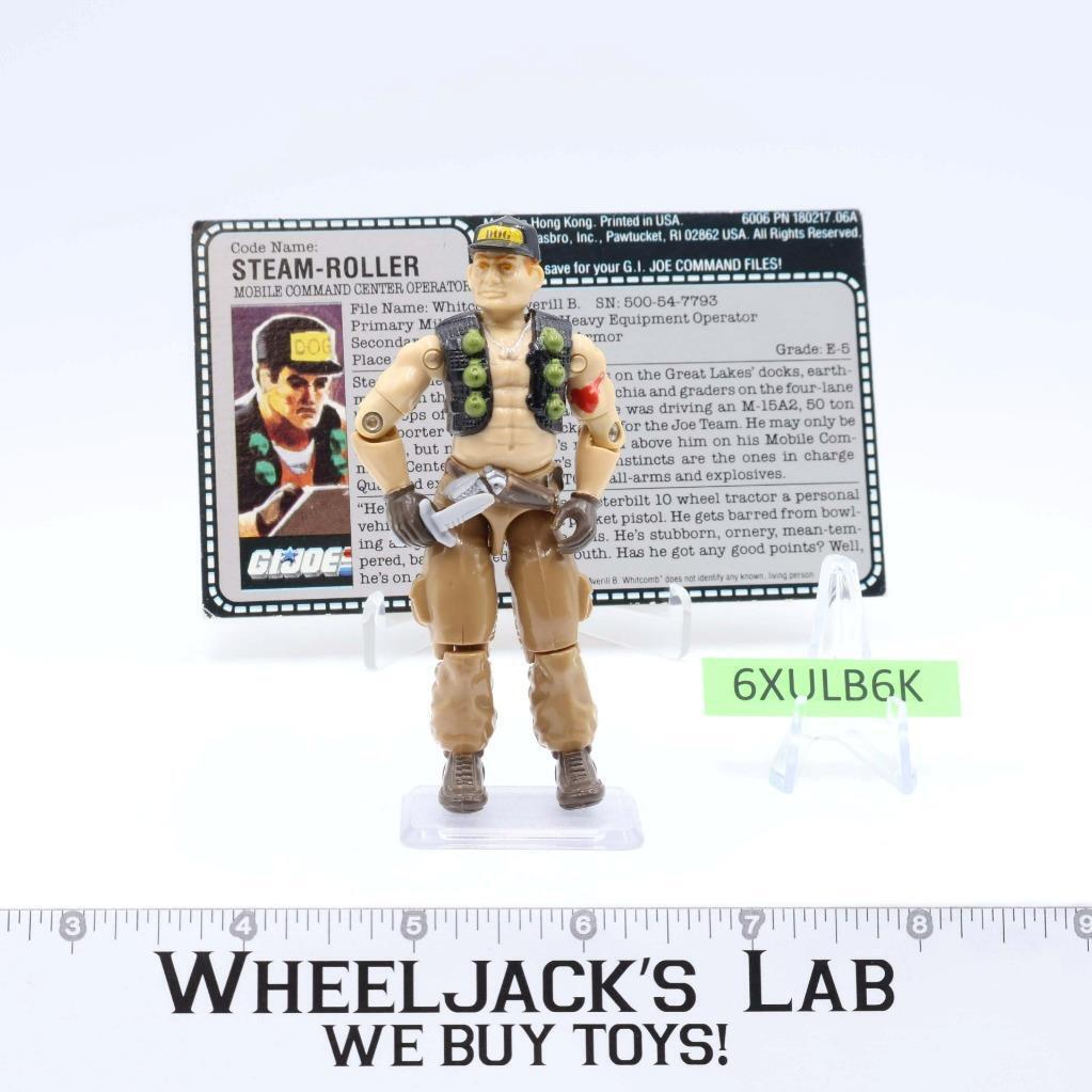 Steam-Roller V1 100% Complete 1987 G.I. Joe Hasbro Vintage Action ...