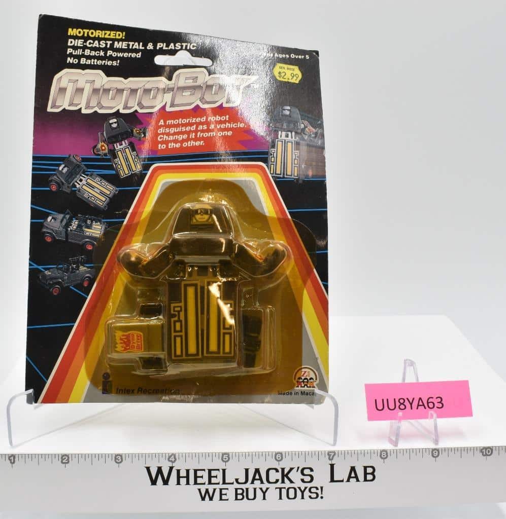 Military Jeep Moto-Bot 1984 Intex Vintage Action Figure NEW MOSC SEALED ...