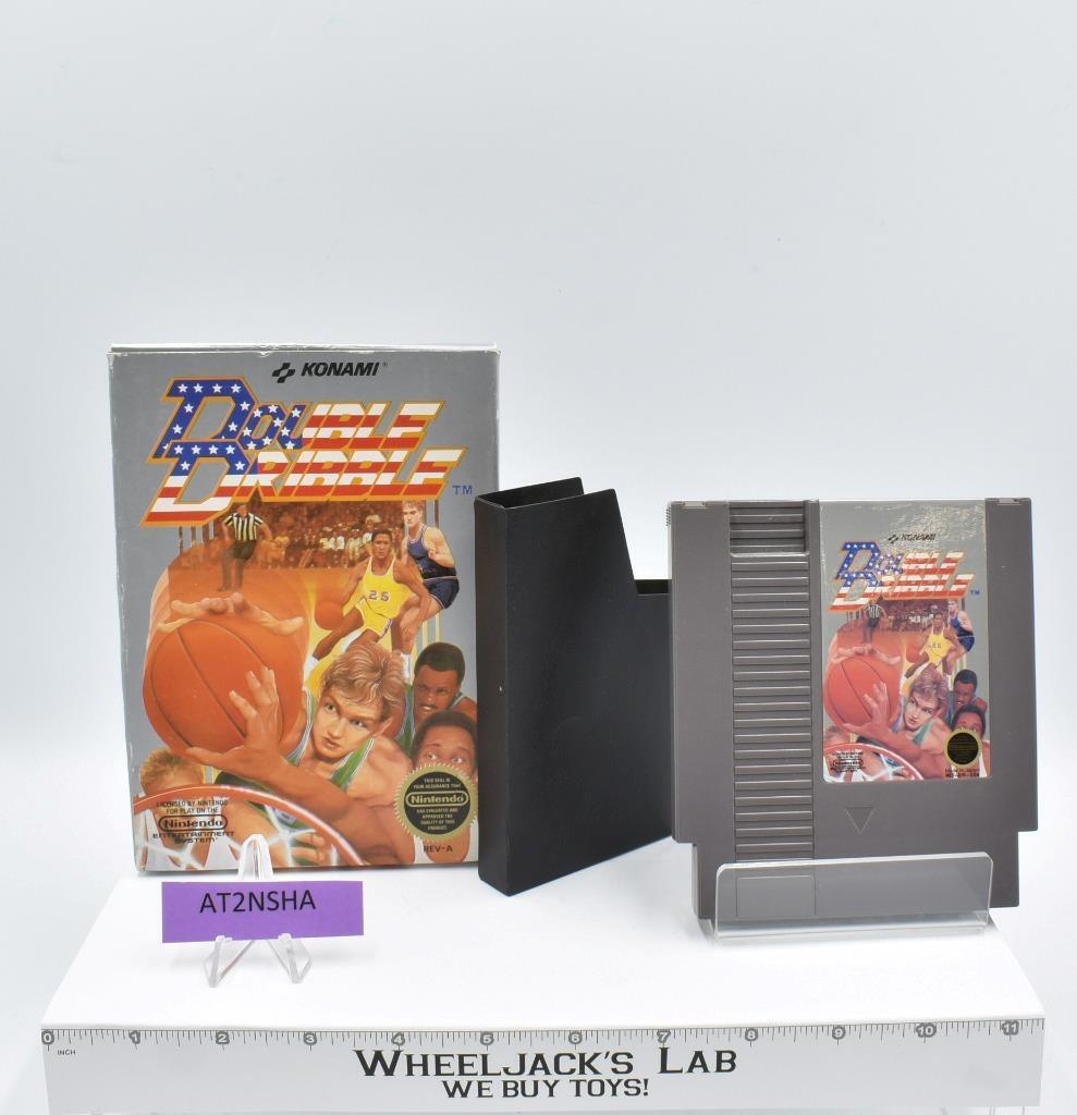 Double Dribble Basketball Konami 1987 Nintendo NES Complete - Wheeljack ...