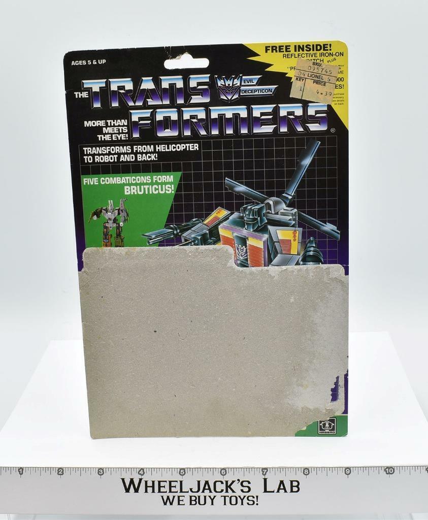 Vortex Cardback Vintage 1986 G1 Transformers Hasbro Action Figure ...