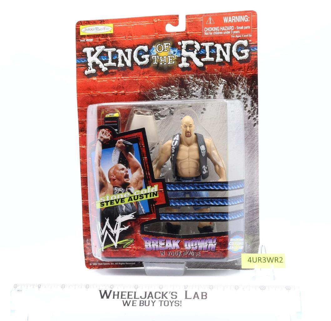 Steve Austin WWF Wrestling King of the Ring 1999 Jakks Pacific NEW MOSC SEALED - Wheeljack's Lab