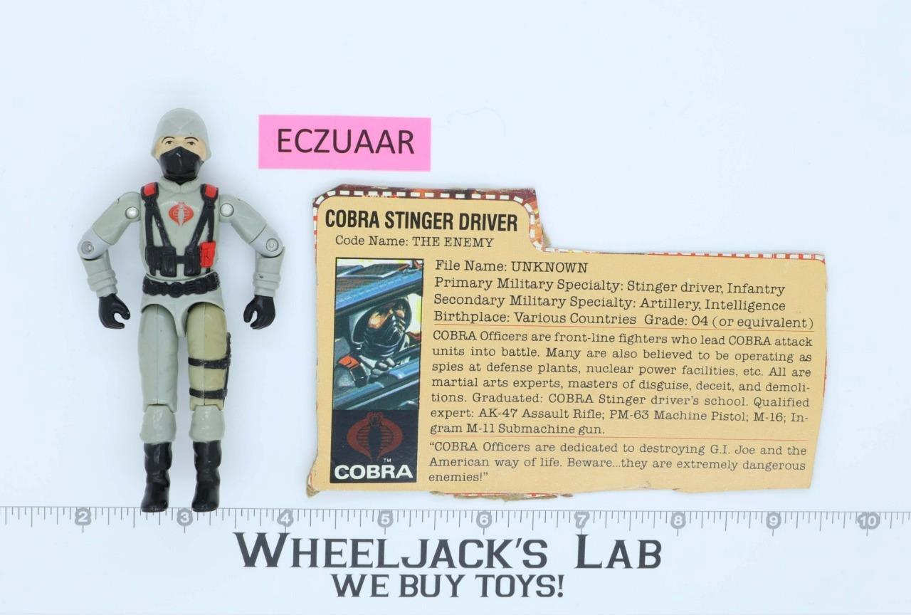 Cobra Stinger Driver V1 100% Complete G.I. Joe 1984 Hasbro Vintage ...