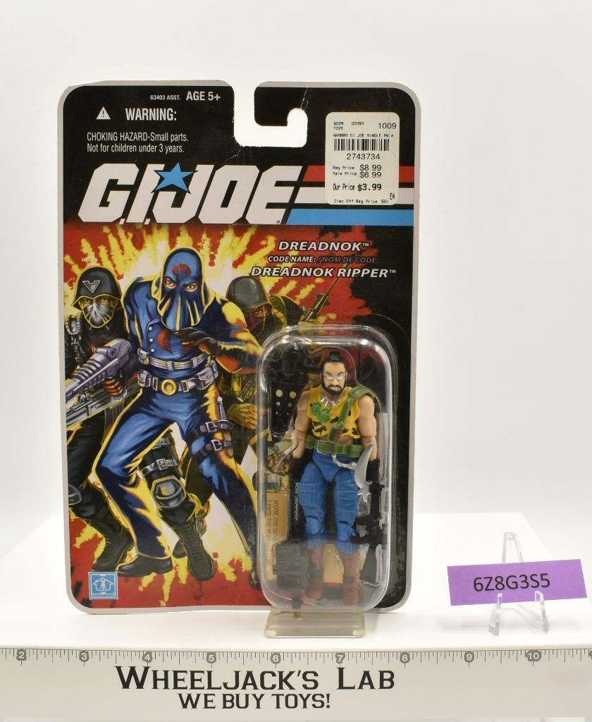 Dreadnok Ripper W/Cobra Commander Card G.I. Joe 2008 Hasbro NEW MOSC ...