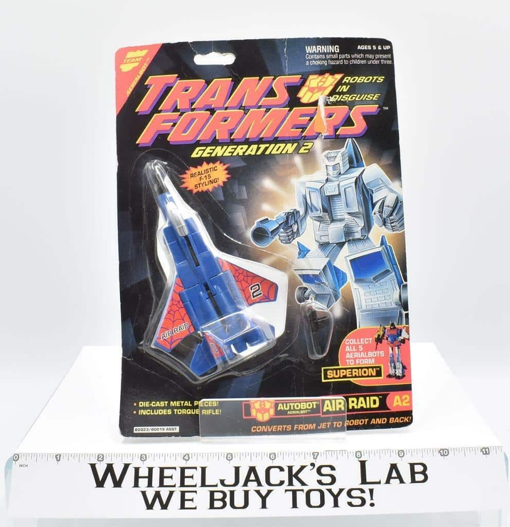G2 Air Raid 1993 NEW Sealed Vintage Hasbro Transformers Action Figure ...