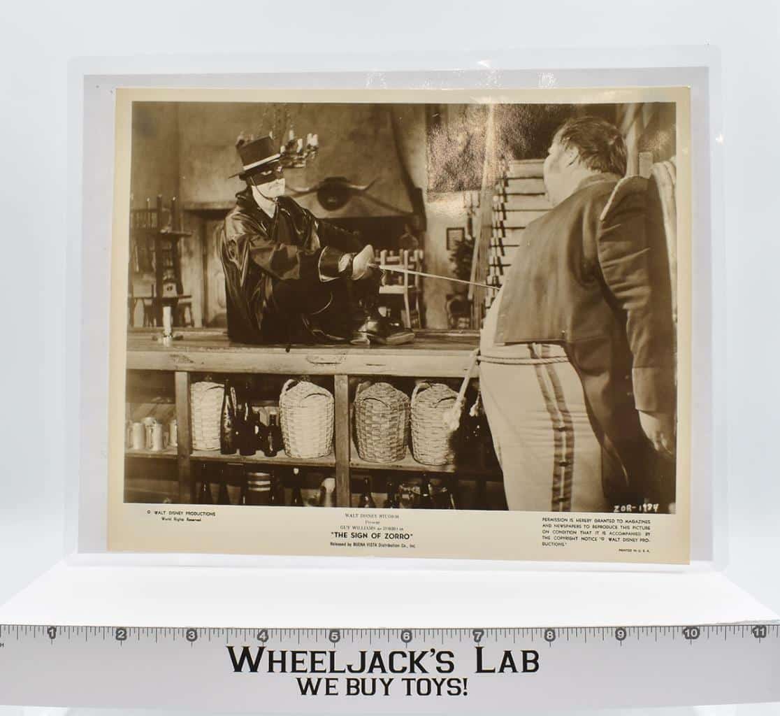 "The Sign Of Zorro" Promotional Picture 8x10 Walt Disney 1958 ...