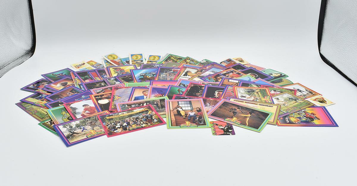 Lot of 61 Mighty Morphin Power Rangers Trading Cards 1994 Saban Series ...
