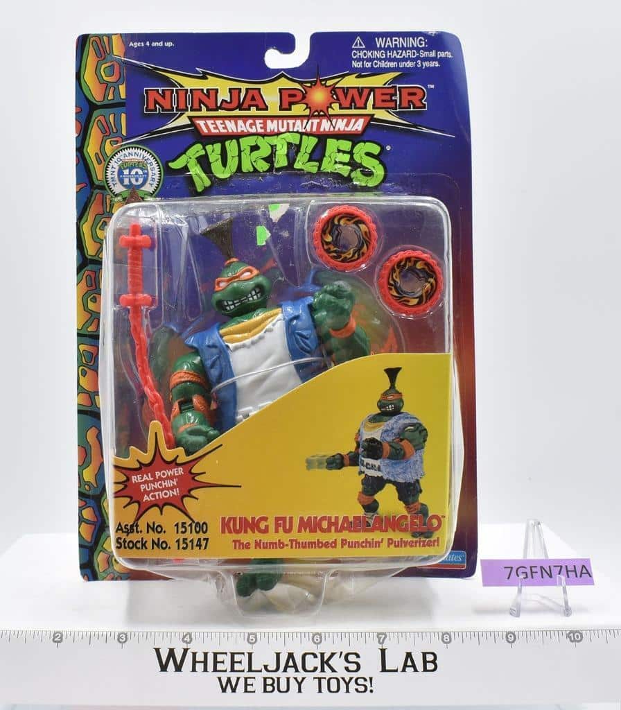 Kung Fu Michelangelo Teenage Mutant Ninja Turtle Ninja Power 1992 TMNT ...