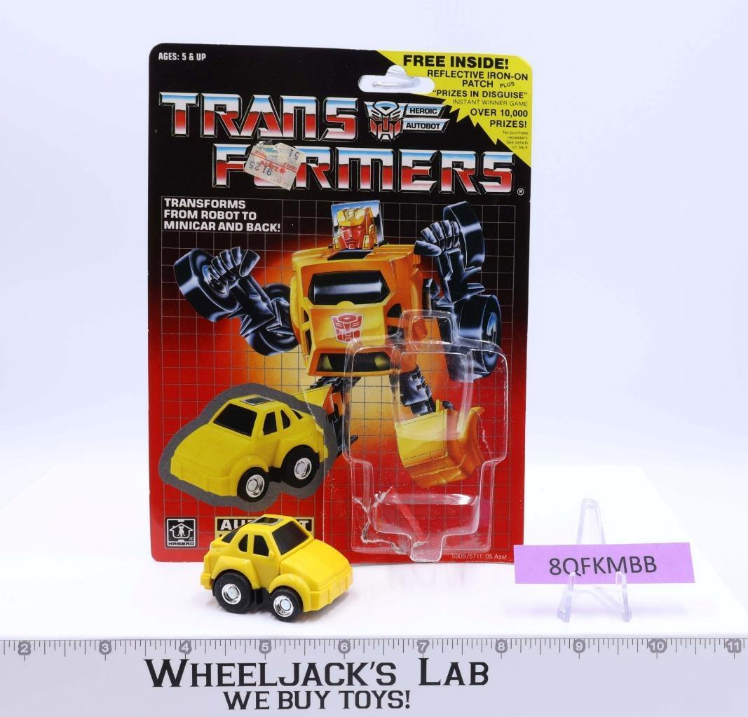 Hubcap NR MINT 100% Complete W/Cardback + BUBBLE Hasbro 1985 G1 ...