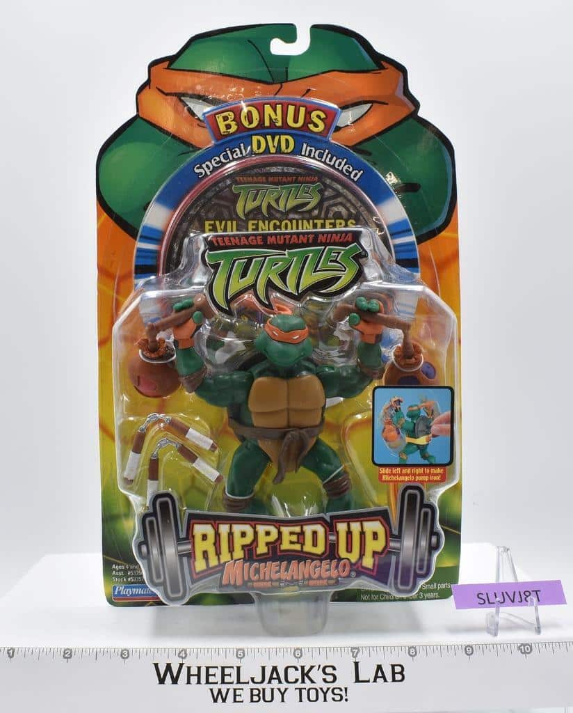Ripped Up Michelangelo Teenage Mutant Ninja Turtles TMNT 2004 Playmates ...