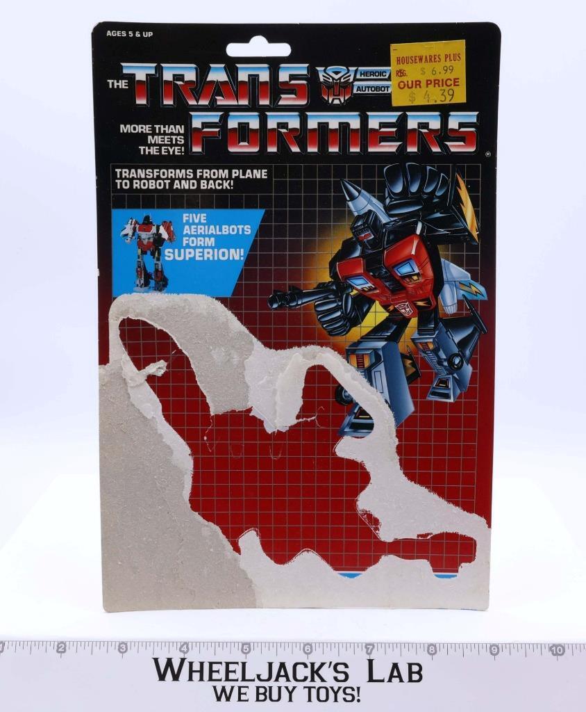 Skydive Cardback 1986 Vintage Hasbro G1 Transformers Action Figure ...
