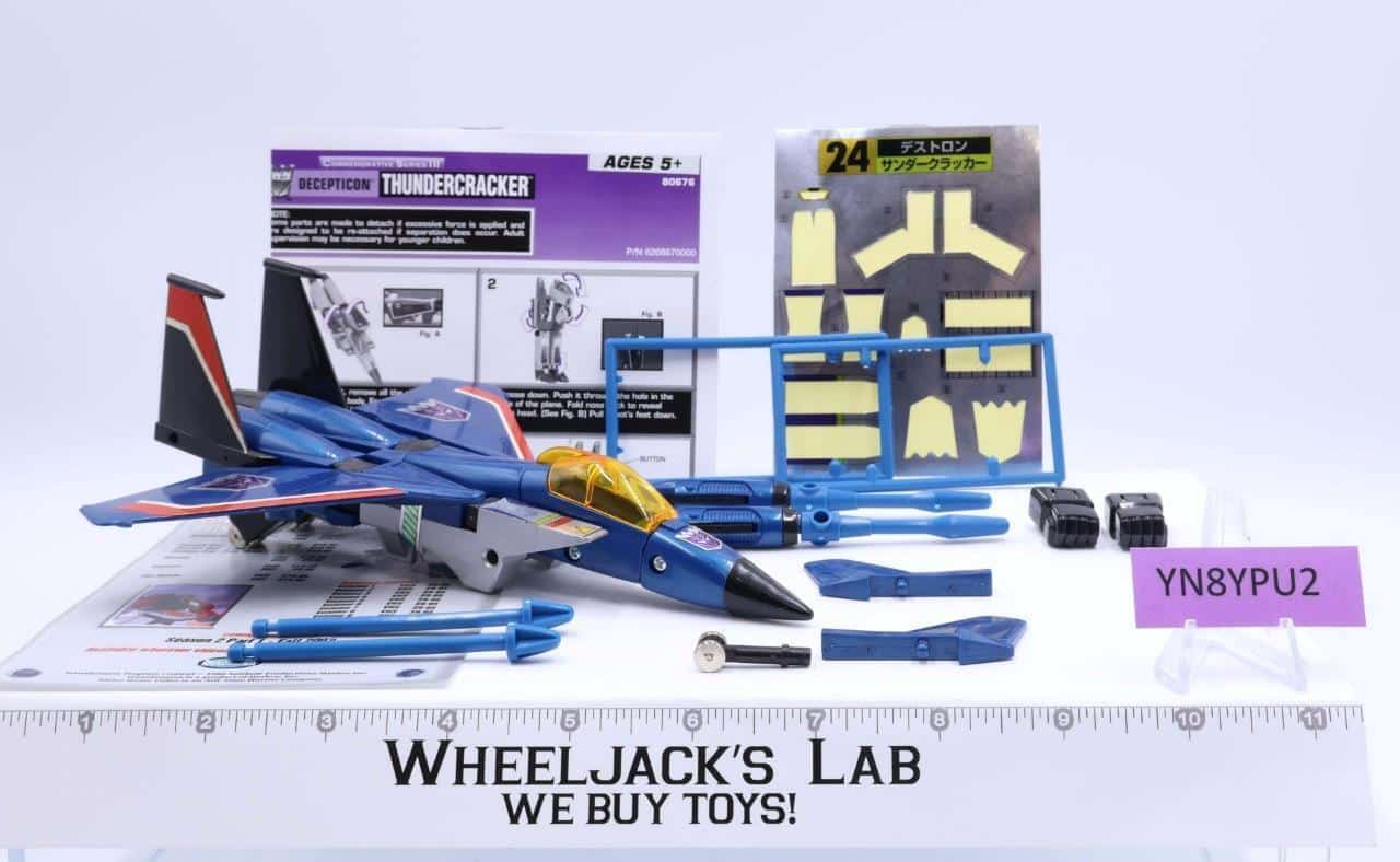 Thundercracker Commemorative Series III Hasbro Reissue Transformers ...