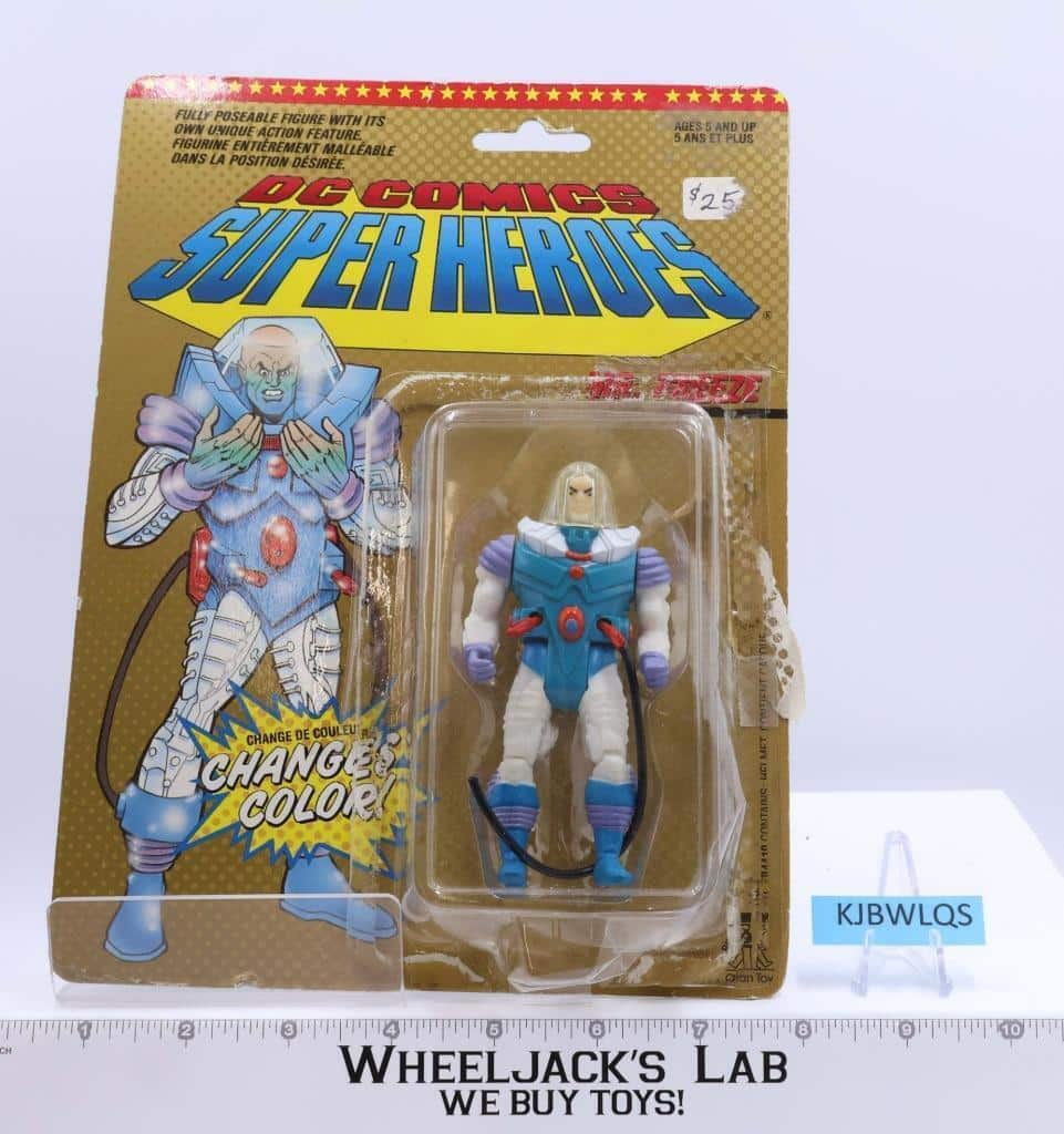 Mr Freeze Dc Comic Super Heroes Toy Biz 1989 Action Figure New Moc Wheeljacks Lab