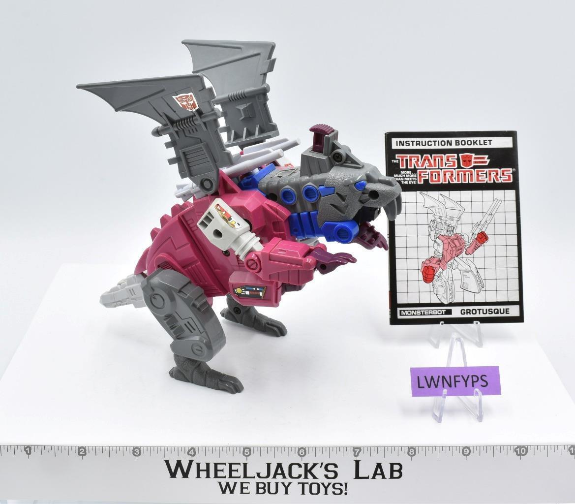 Grotusque 100% Complete WORKS 1988 Vintage G1 Transformers Action ...