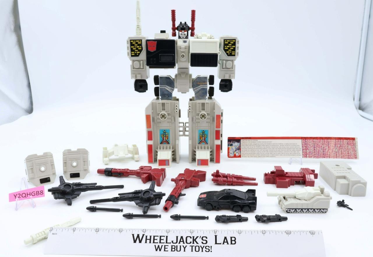 Metroplex 100% Complete RT Vintage 1985 G1 Transformers Hasbro Action ...